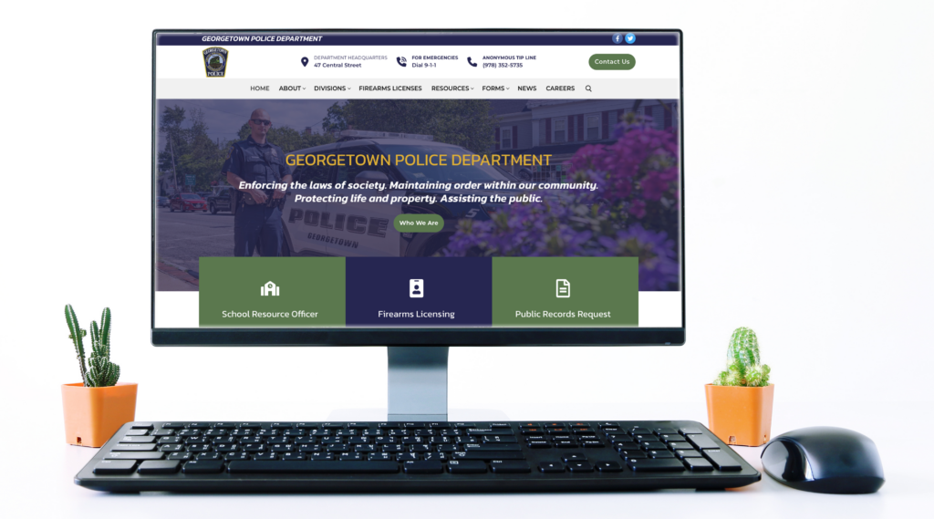 Georgetown Police Department Launches New Website – Georgetown Police ...